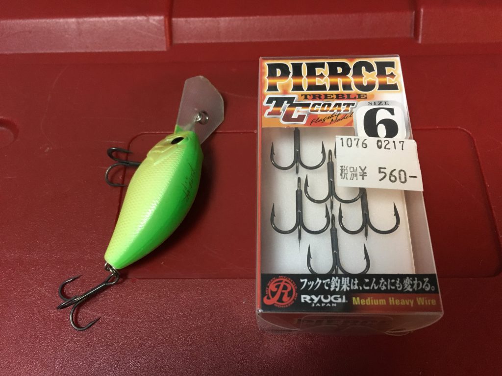 ルアーのフック交換。2倍速いやり方。 | ikahime