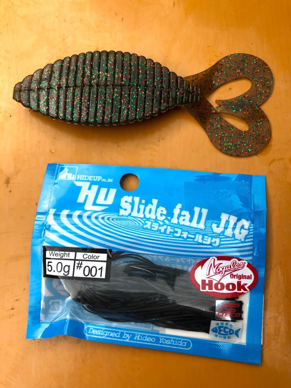 スタッガーワイドツインテール4インチ＋スライドフォールジグ！ブルフラットが売っていないので浮気です… | ikahime