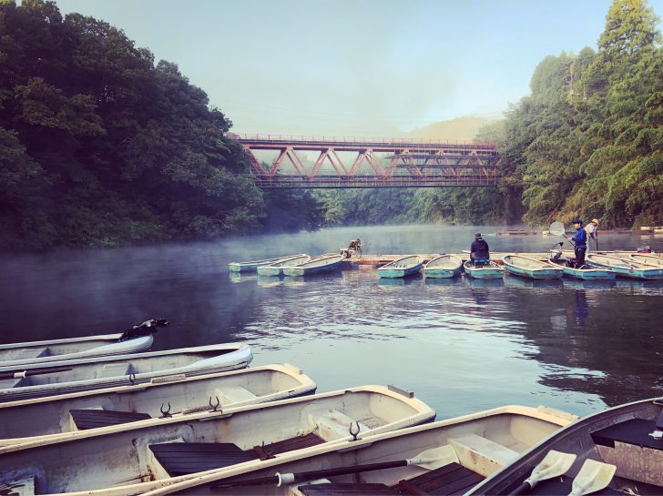 Mr.Nobite氏と行く秋の豊英ダムバス釣り。～ハネモノ＆上流サイト修行で良型!?～ | ikahime