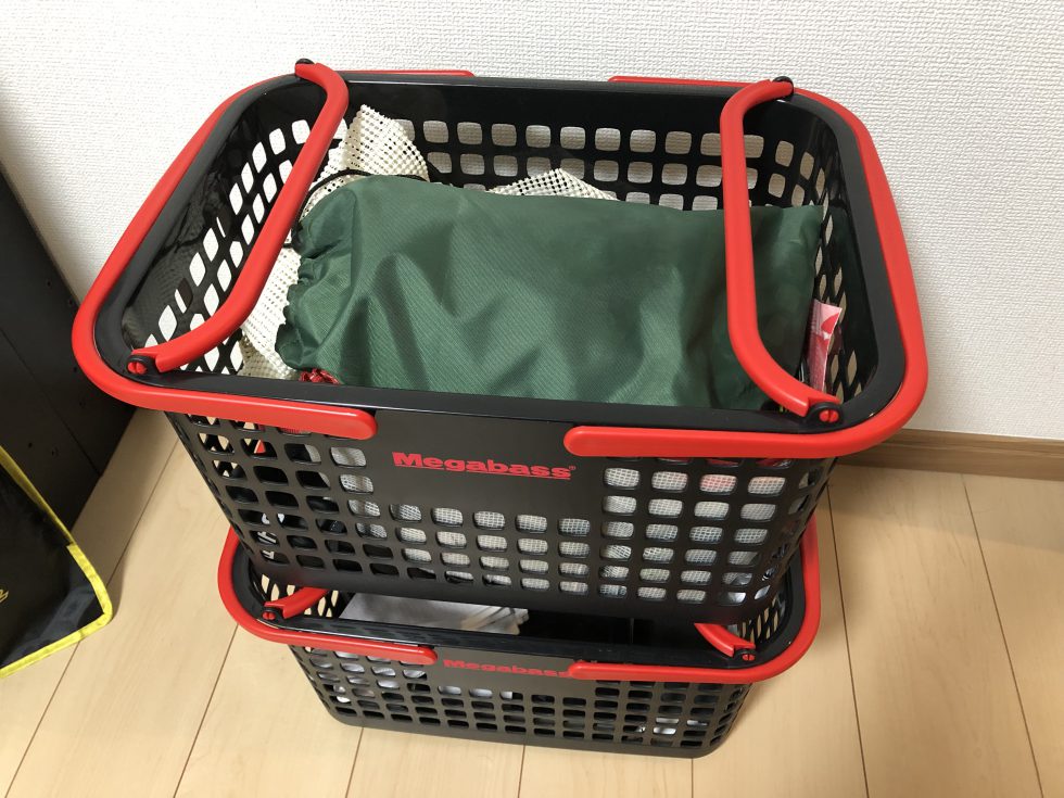 メガバス スタッカブルバスケットが釣り具の整理にGOOD. | ikahime