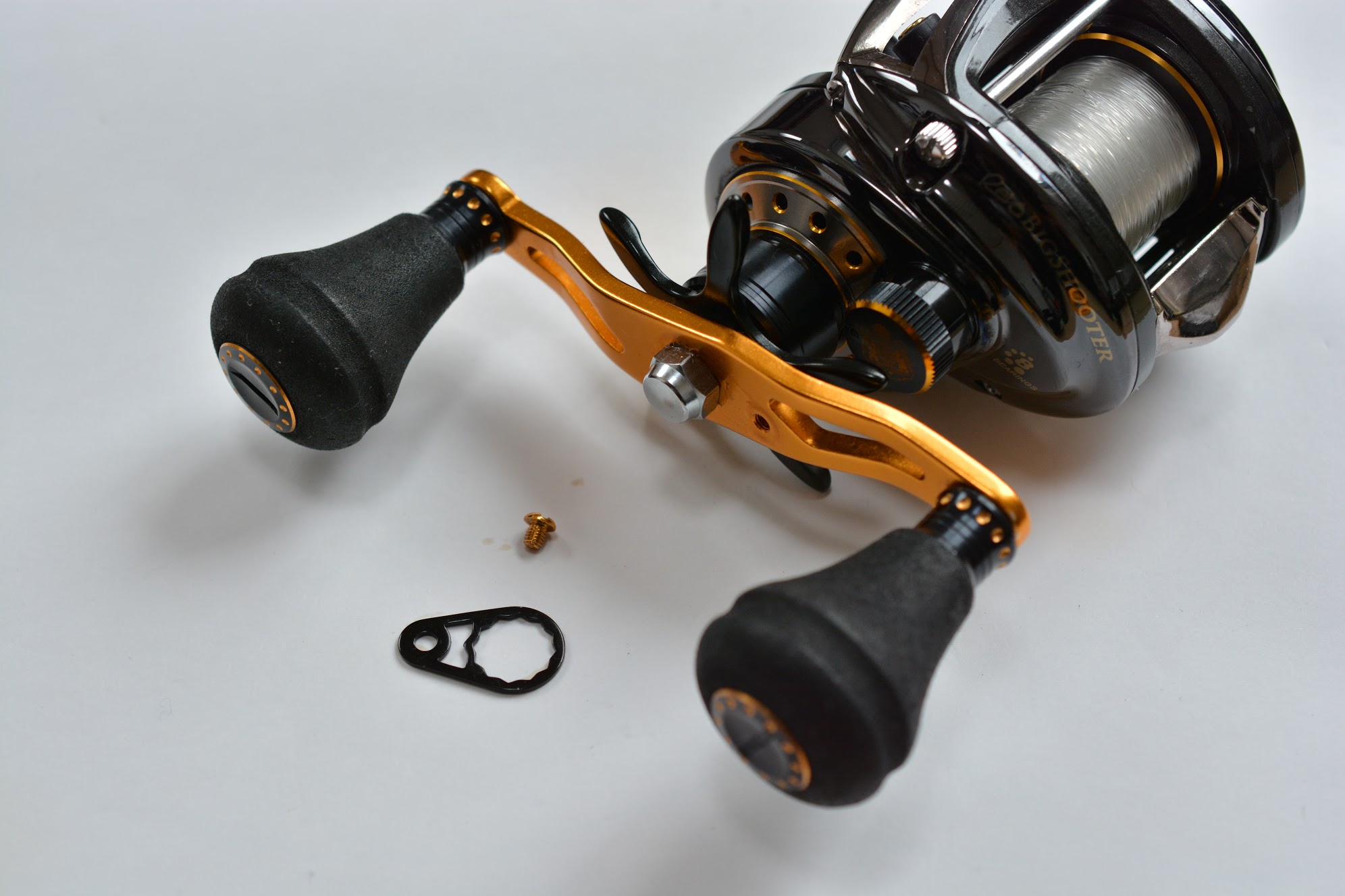 アブガルシア ビッグシューターコンパクト＋スタジオコンポジットのハンドル..似合う！ | ikahime