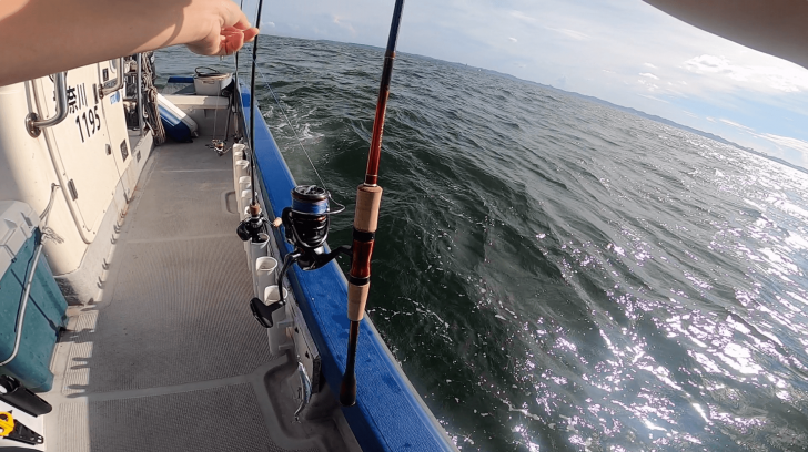 シマノ ワールドシャウラ 2702R-2インプレ。[超赤]ボートシーバスに最適な一本。 | ikahime